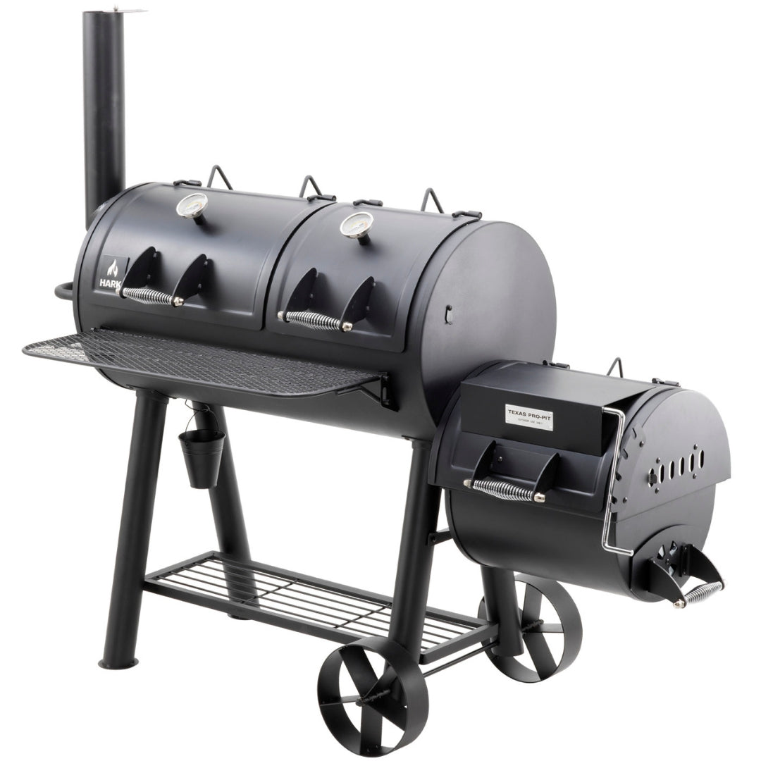 Hark Texas Pro Pit Offset Smoker – BBQs & Fireplaces